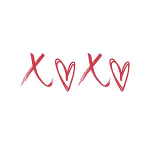Xoxo (with Hearts) SVG PNG JPG Bundle - Etsy