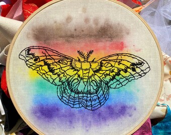 Gay Pride Moth - Etsy