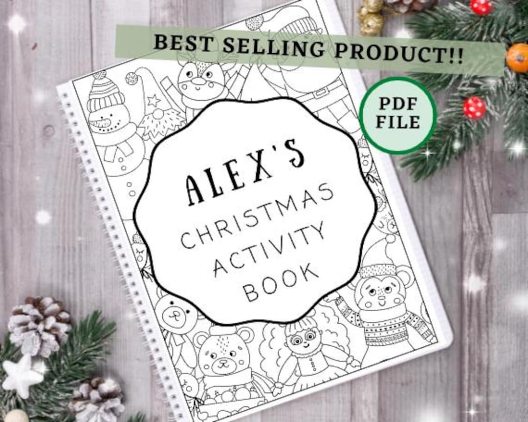 DIGITAL LISTING Christmas Activity Book {32 Pages of Festive Fun!} Kids ...