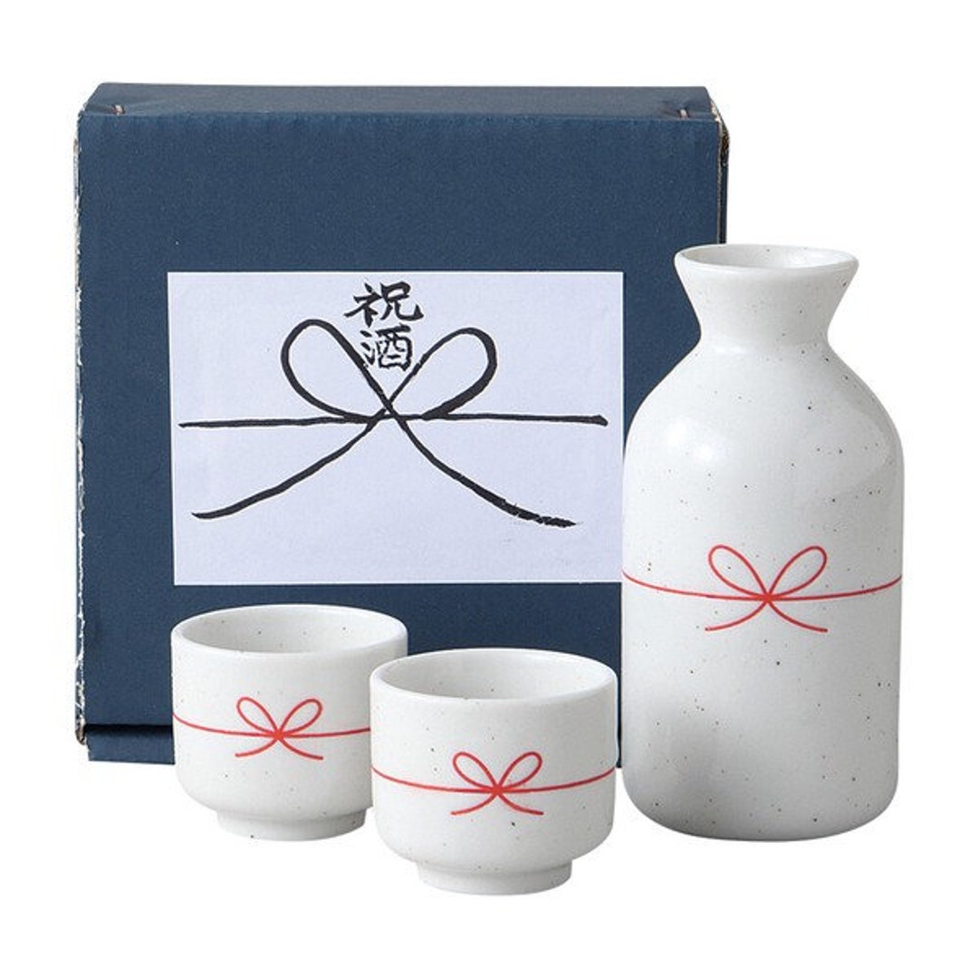 Japanese Ceramic Sake Cup and Caraf Gift Set Made in Japan - Etsy
