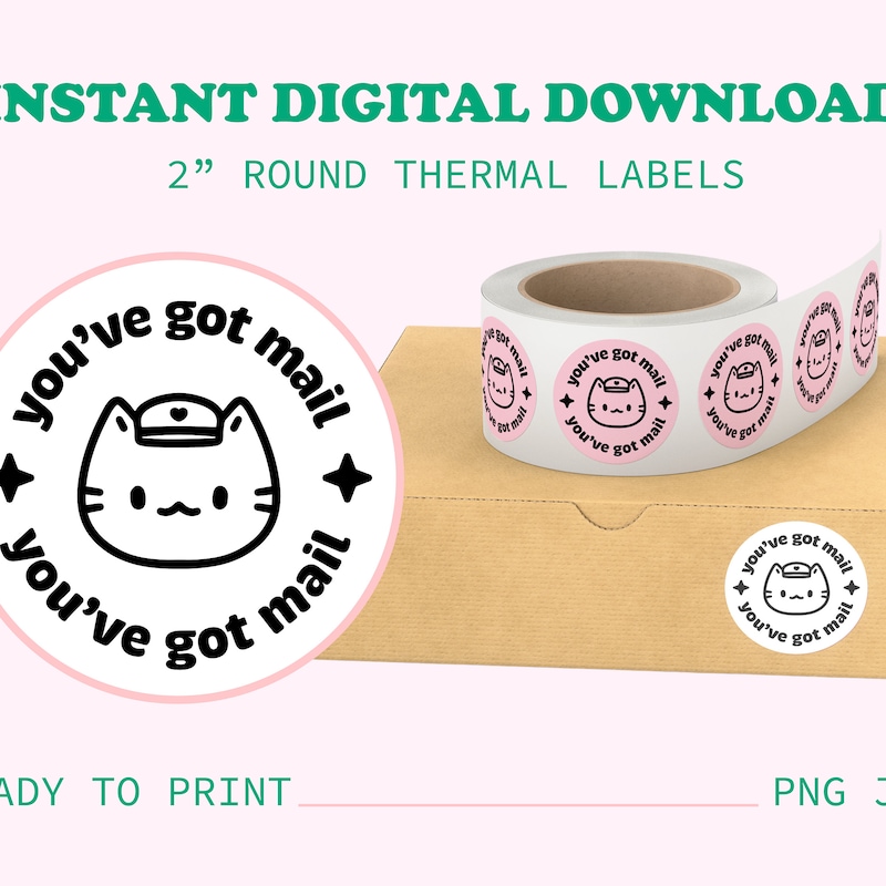 Rollo Label Template - Etsy
