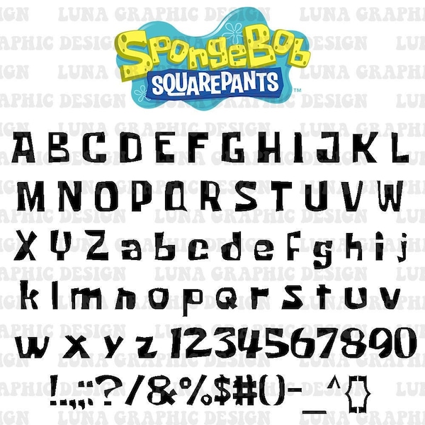 Spongebob Svg - Etsy