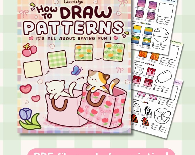 How to Draw Patterns Coloring Book + Extra Pages - Coco Wyo Coloring ...