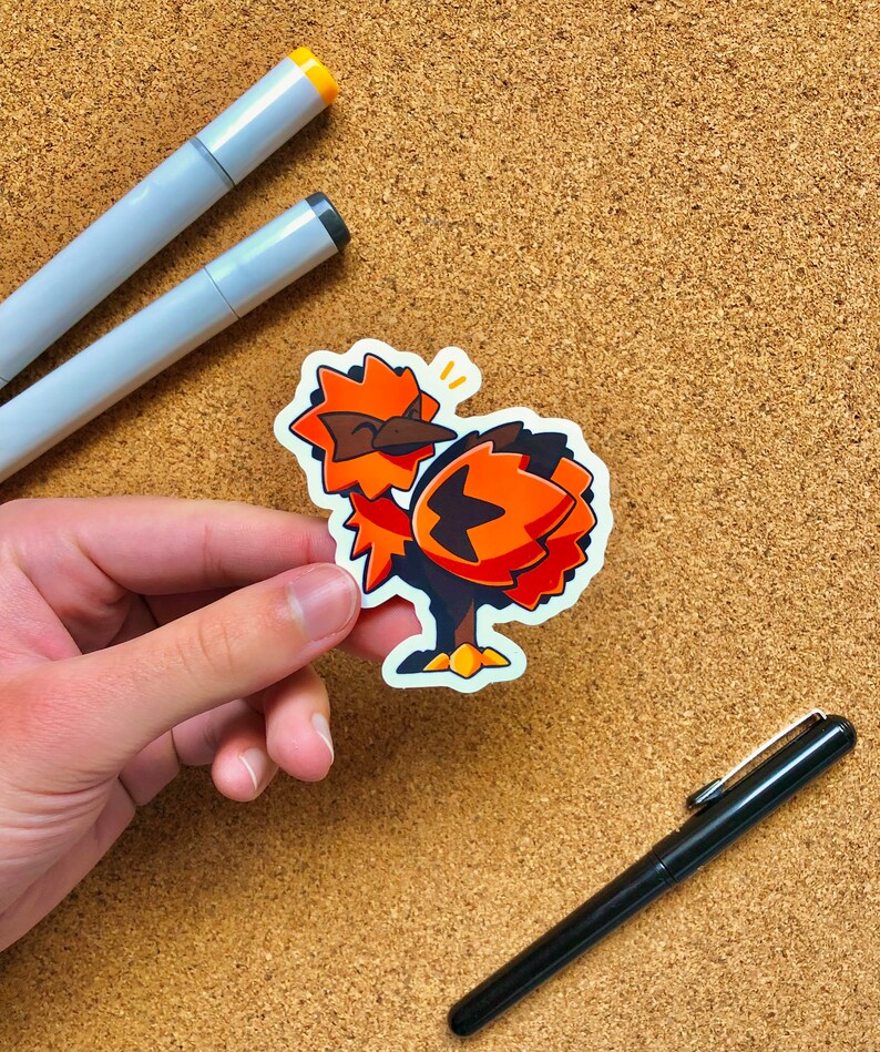 Galarian Zapdos Sticker Pokemon Sticker - Etsy Australia