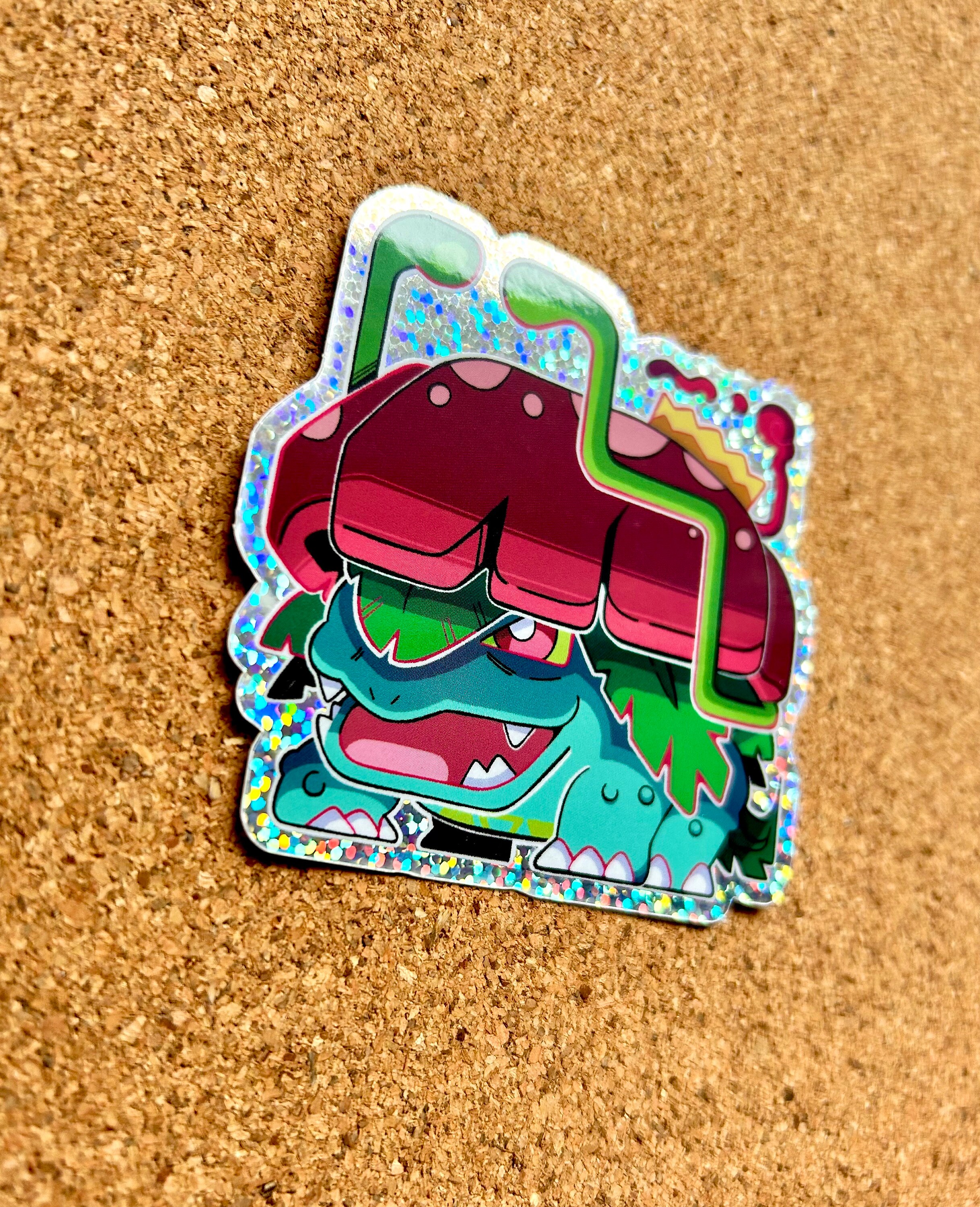 Gigantamax Venusaur Glitter Sticker I Pokemon Sticker - Etsy Canada