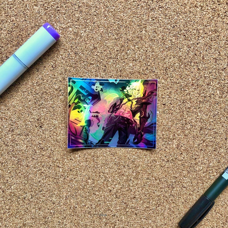 League of Legends Viego Sticker Holographic Sticker - Etsy