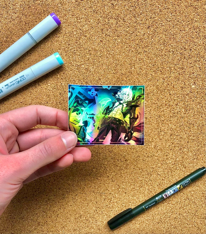 League of Legends Viego Sticker Holographic Sticker - Etsy