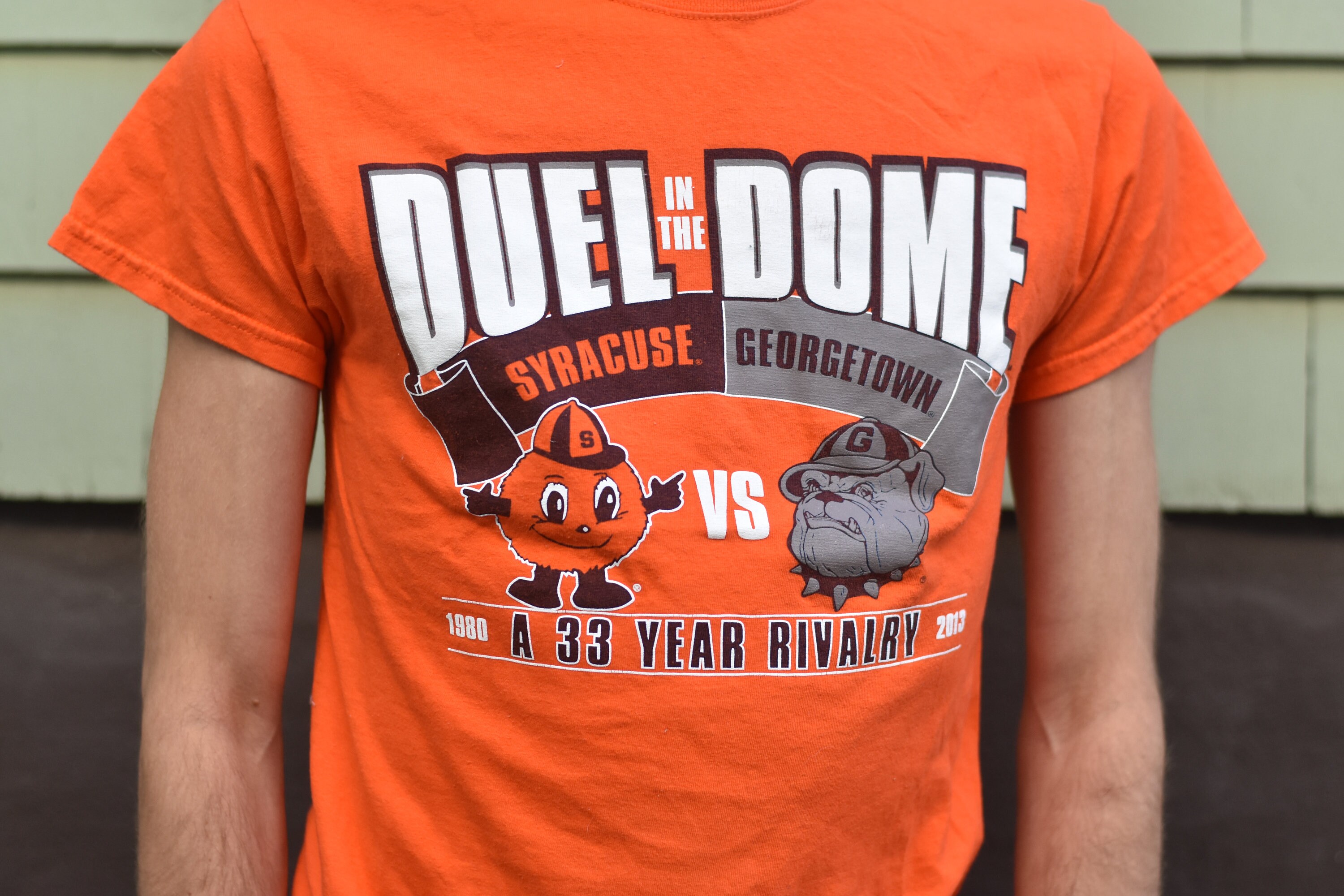 Vintage Syracuse Georgetown Basketball Rivalry T-shirt Size Small - Etsy