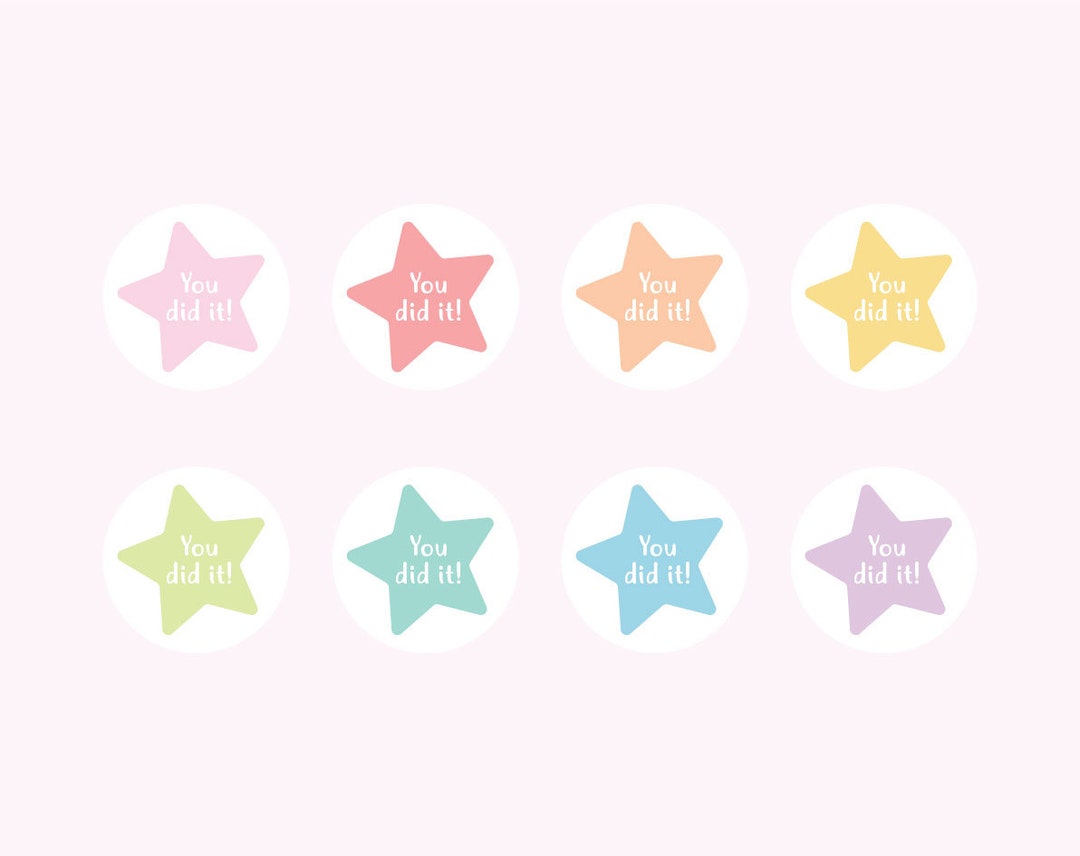 Star Sticker Sheets, for Teachers Educators Parents, Fun Class ...