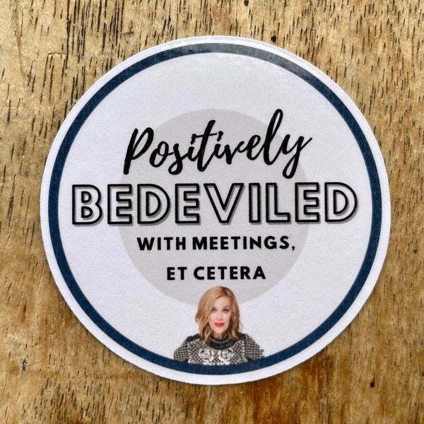 Positively Bedeviled With Meetings - Etsy