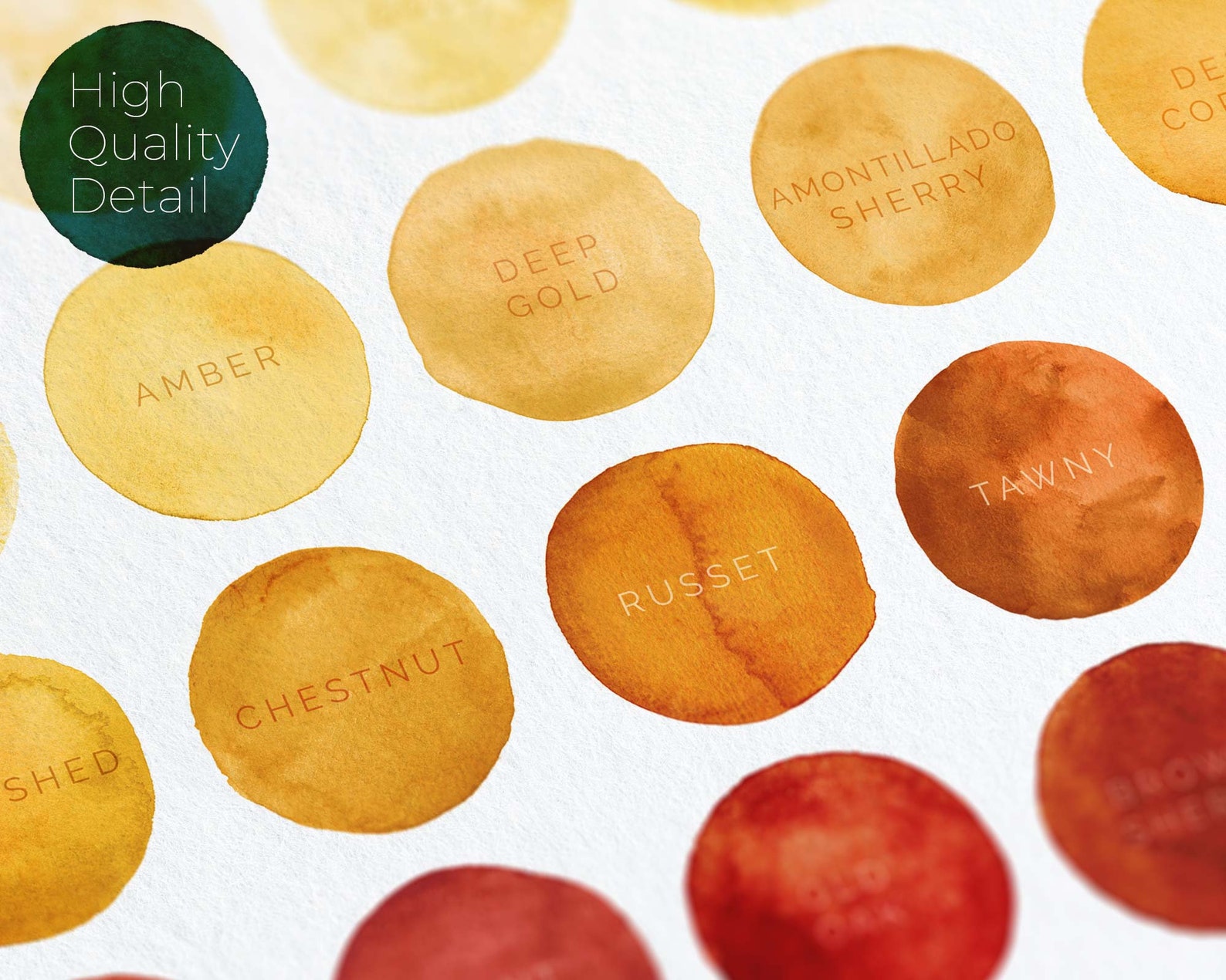 Whiskey Color Scale Chart Horizontal Printable Wall Art | Etsy