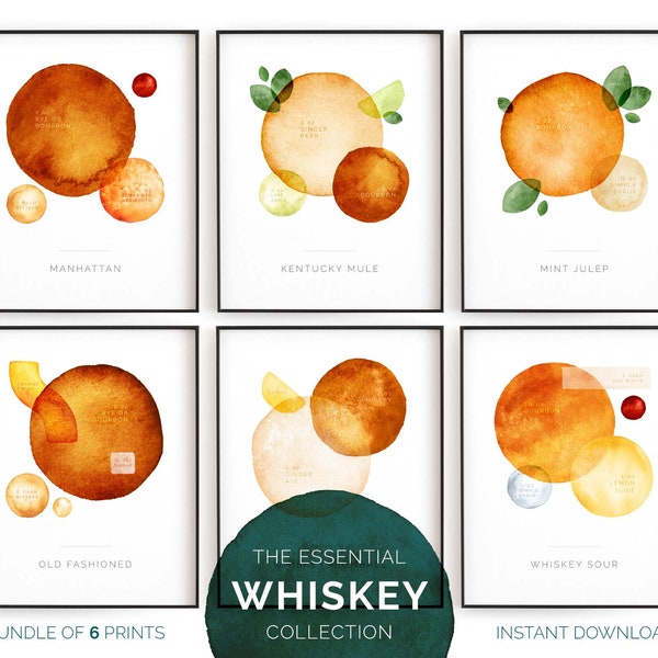 Whiskey Print - Etsy