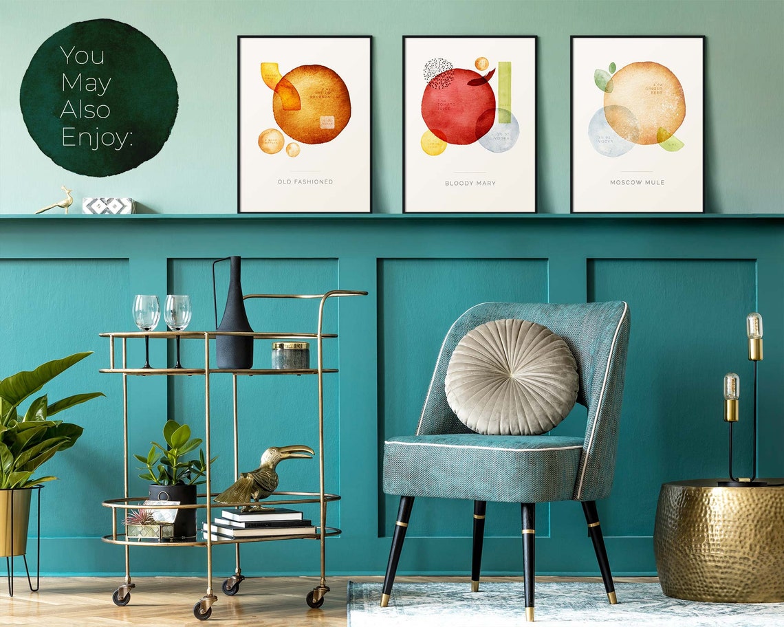 Coffee Roast Color Chart Printable Wall Art Modern | Etsy