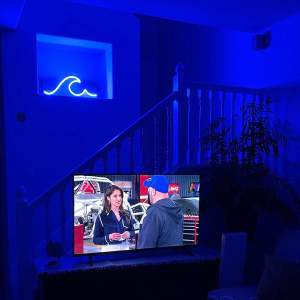 Led Wave Neon Light - Etsy