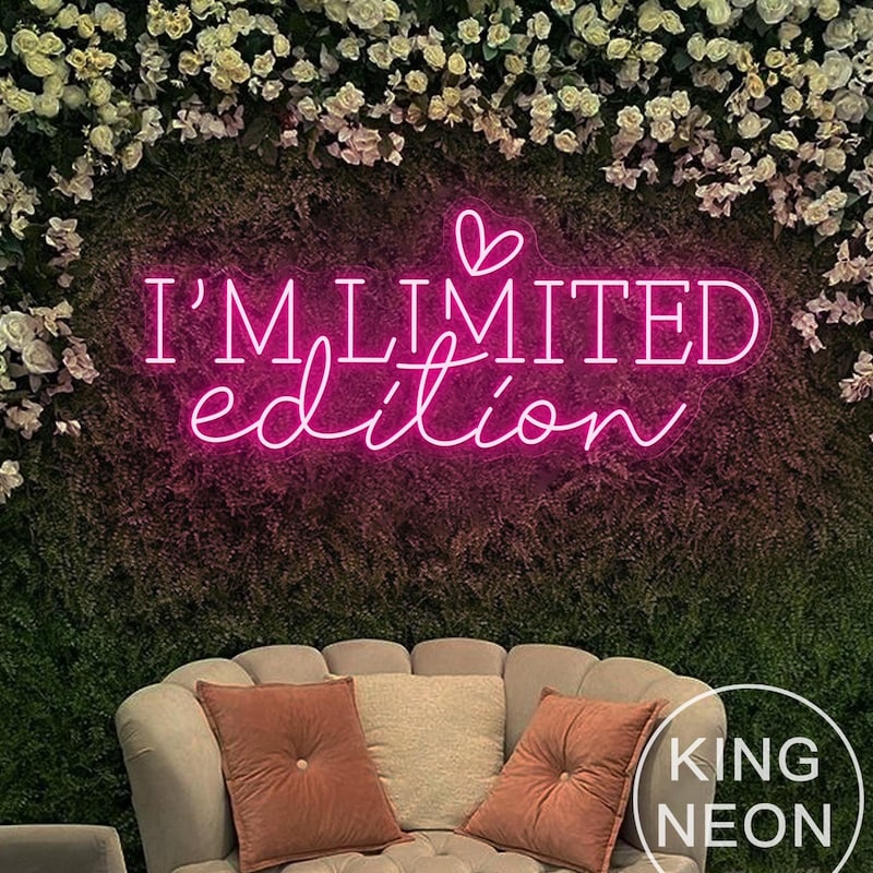 Limited Edition Neon Sign - Etsy