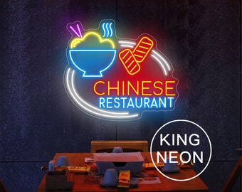 Hot Pot Neon Sign Chinese Food Sign Restaurant Neon Sign Custom Chinese ...