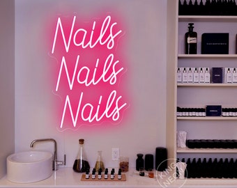 Nail Led Sign - Etsy