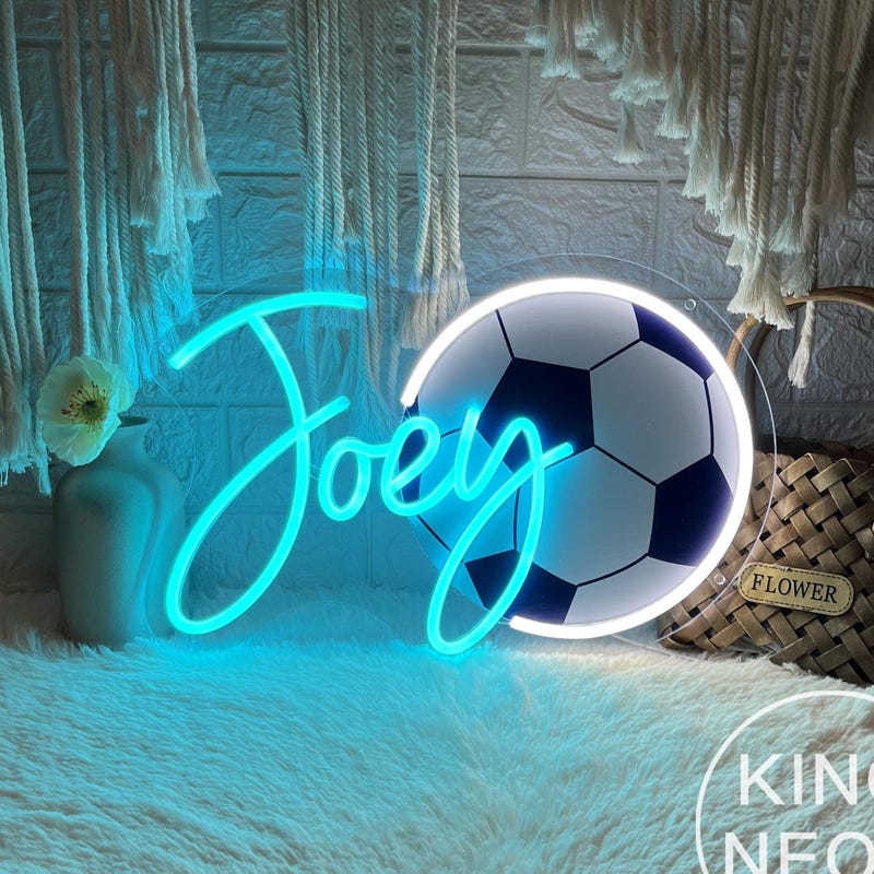 Neon Football Room Sign - Etsy