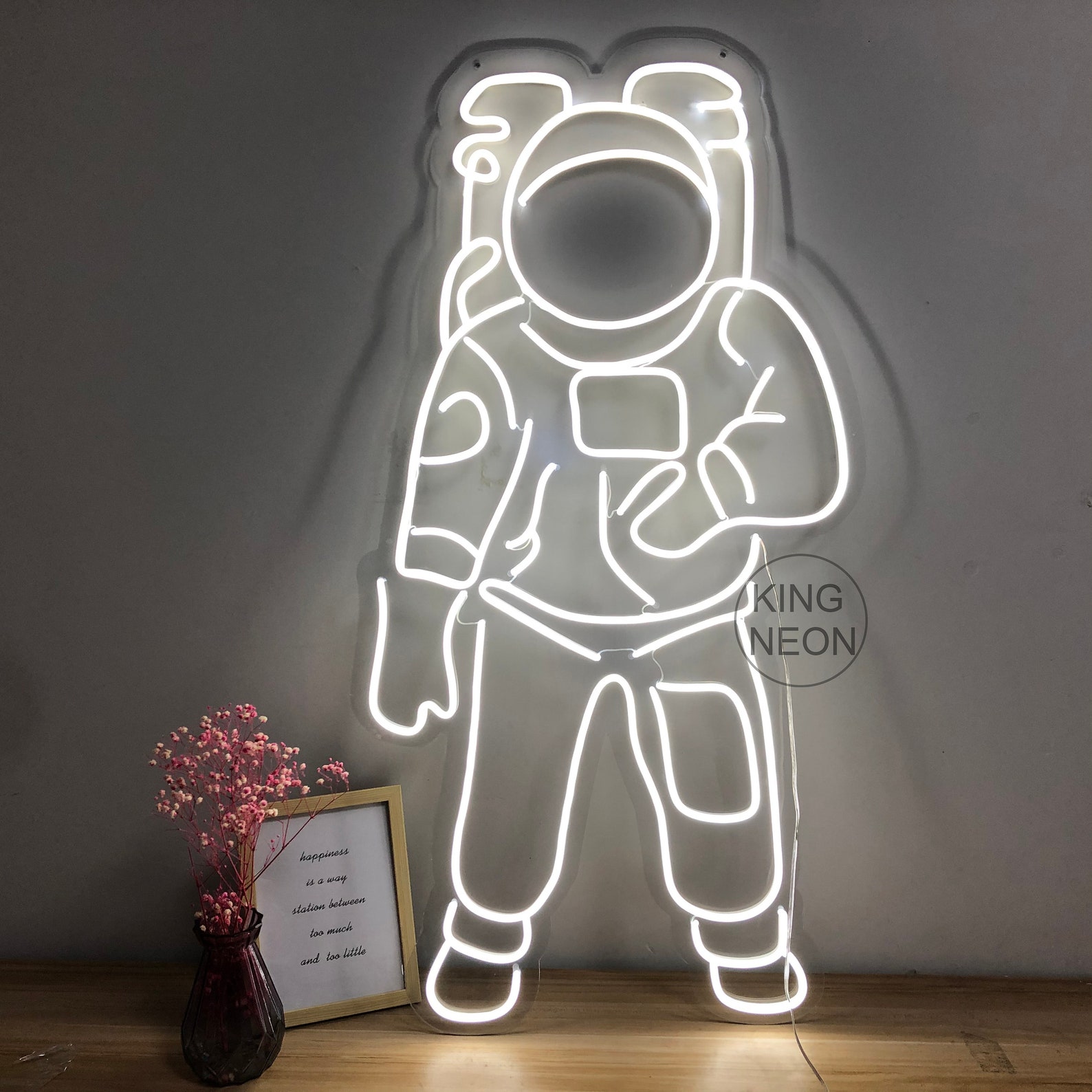 Astronaut Neon Sign Led Light Custom Neon Sign Space NASA | Etsy