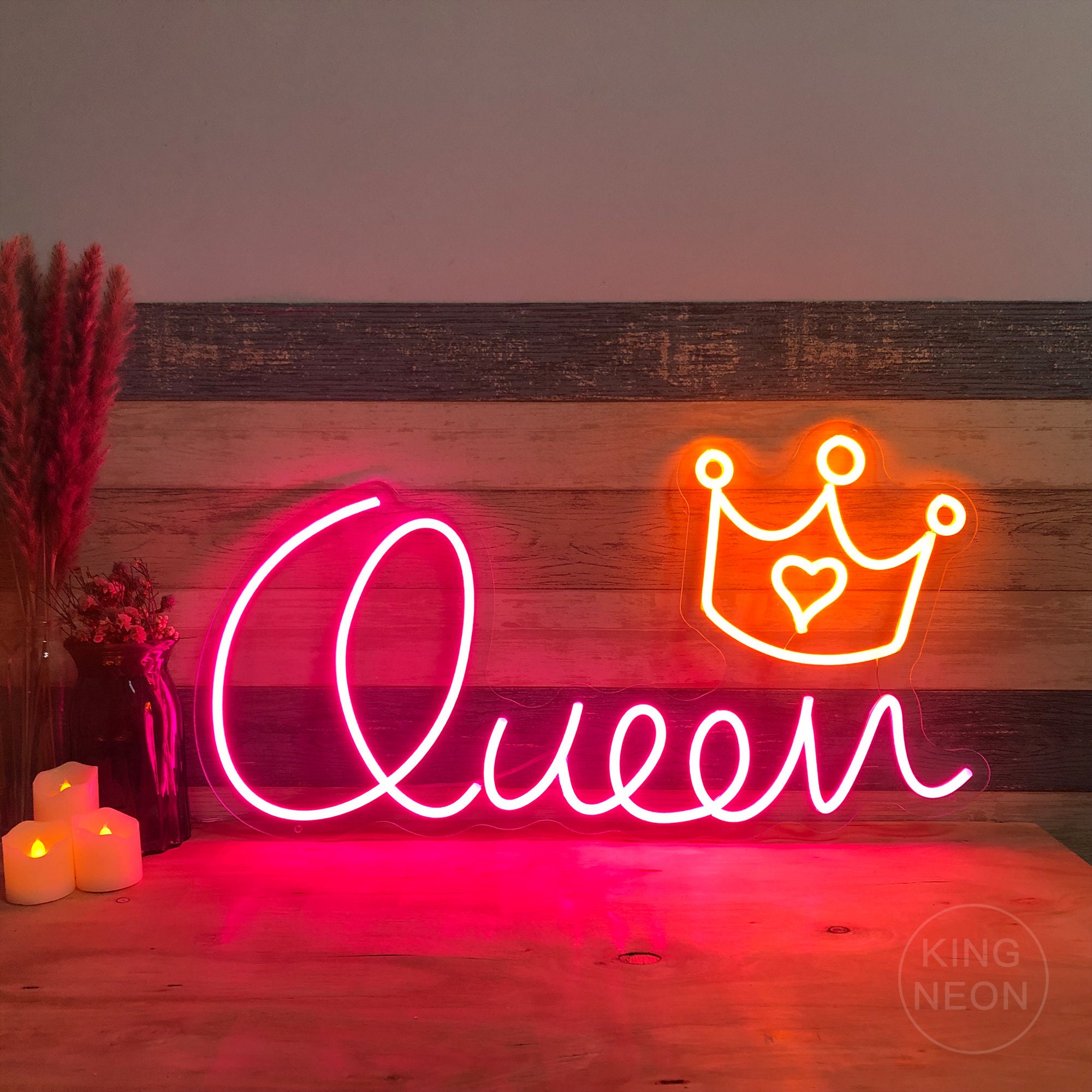 Queen Signcrown Signsalon Office Signled Sign for | Etsy