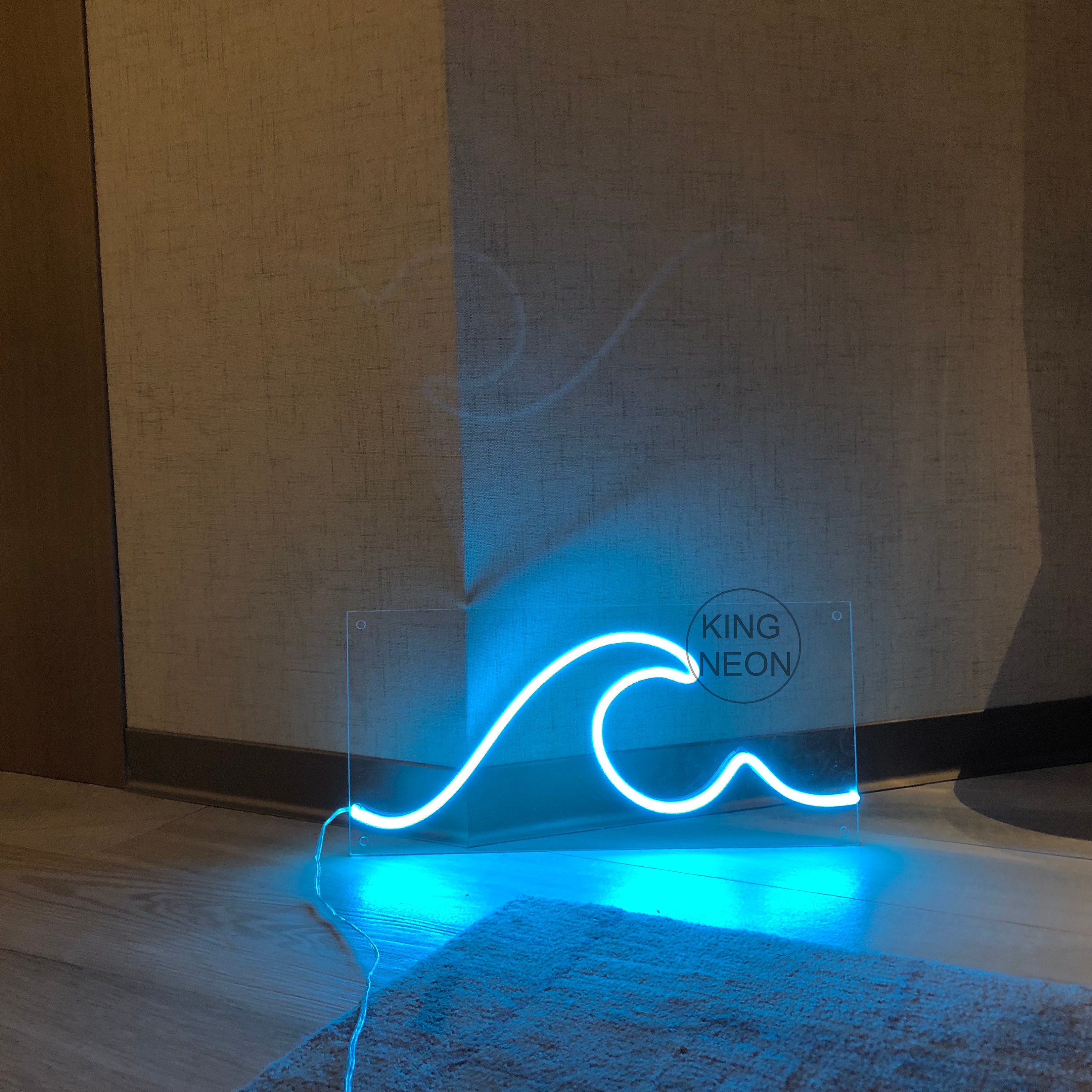 Custom Neon Sign Wave LED Neon light Sign Handmade Wave Neon | Etsy