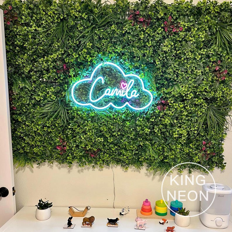 Custom Cloud Name LED Neon Sign, Nursery Decor - Etsy Australia