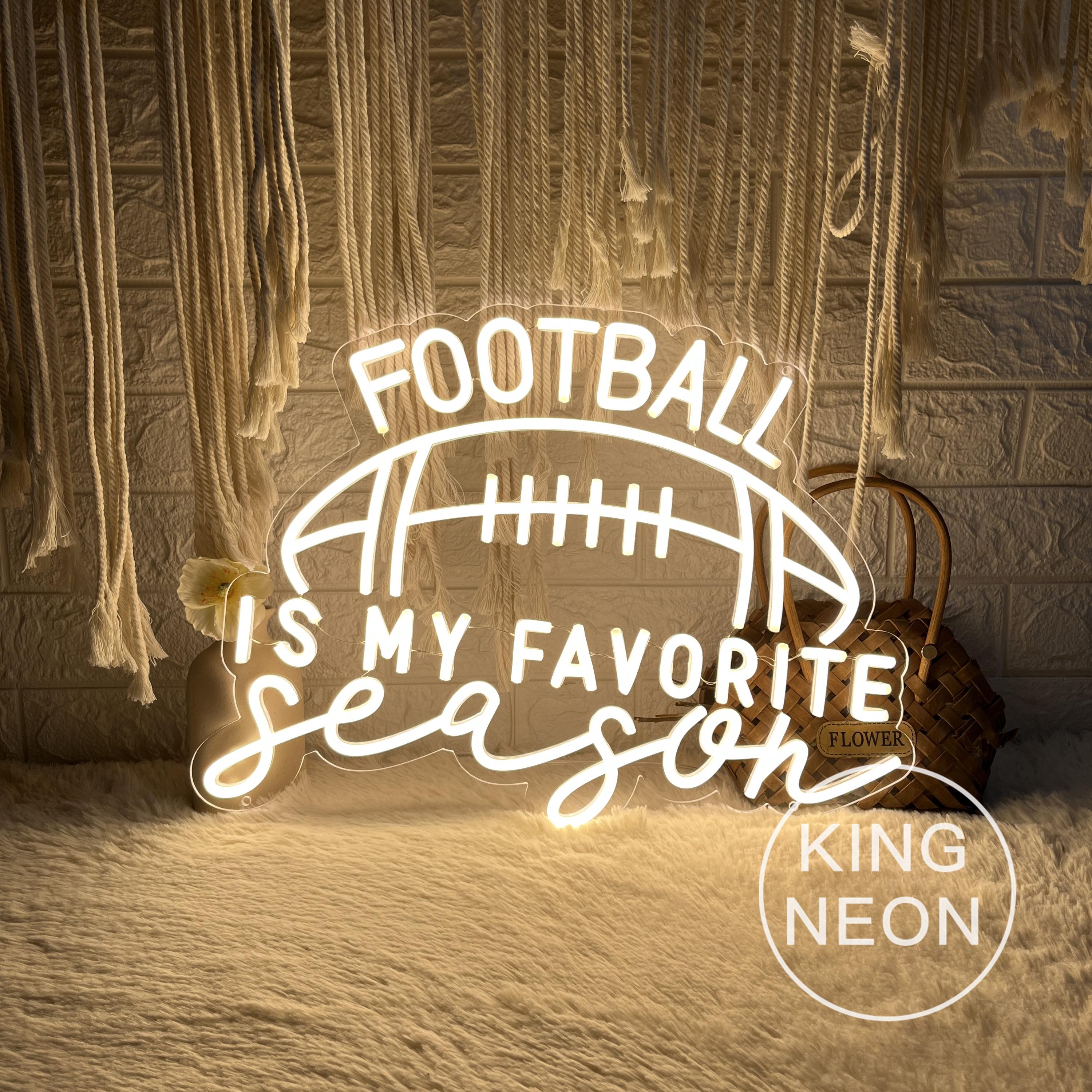 Football is My Favorite Season LED Neon Sign, Teen Boy Room Decor - Etsy