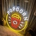 Popcorn Neon Sign Custom Popcorn LED Neon Light Snack Shop Neon Decor ...