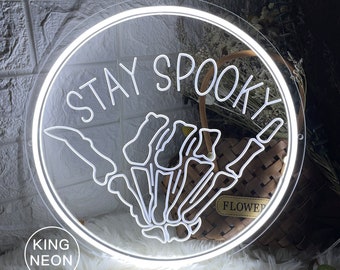 Stay Spooky Neon Sign - Etsy