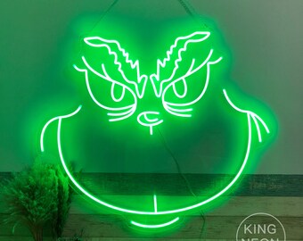 Grinch Neon Signs - Etsy