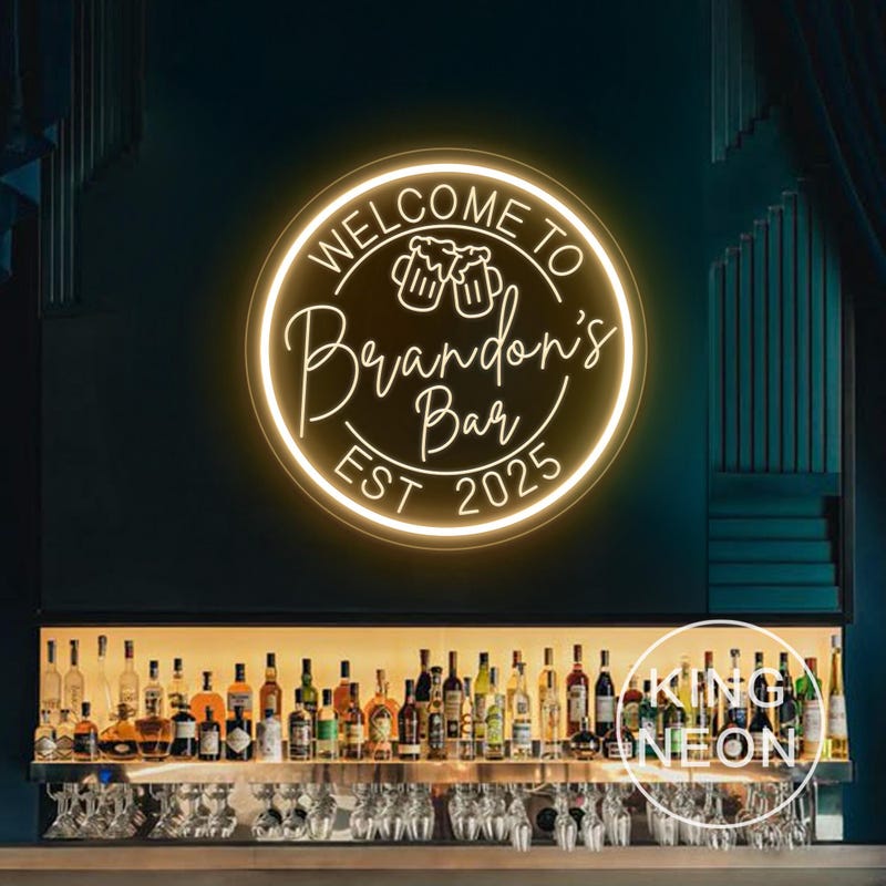 Custom Bar Sign - Etsy