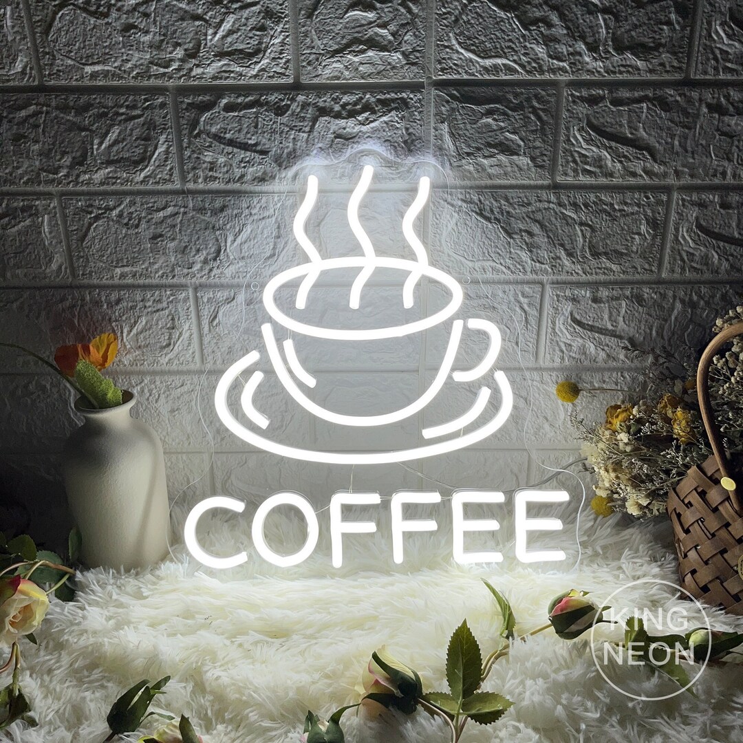 COFFEE Neon Signs,led Light Sign for Coffee Bar,home Kitchen Wall Decor ...