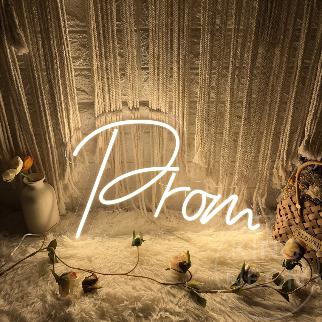 Prom Neon Sign for Graduation Party Light Sign Custom Prom Decor Wall ...