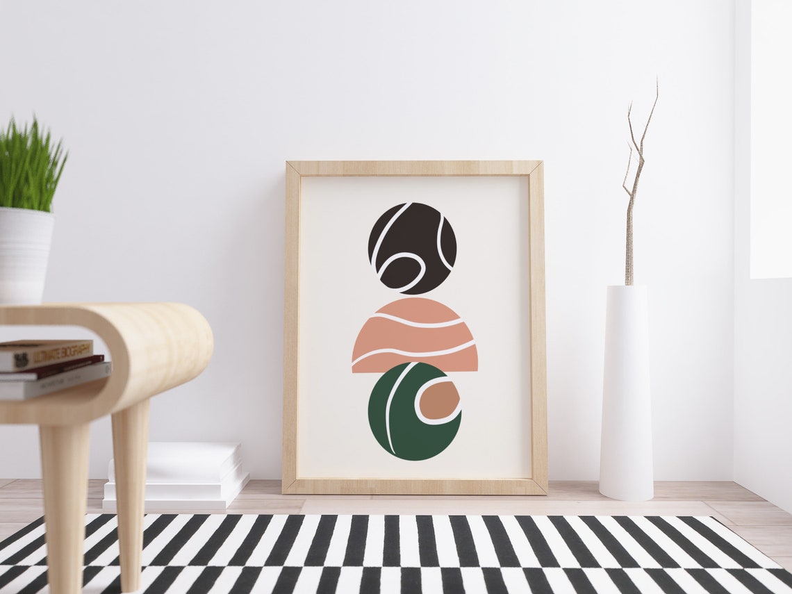 Set of 3 Abstract Drawing Printable Room Decor Room Wall Art - Etsy