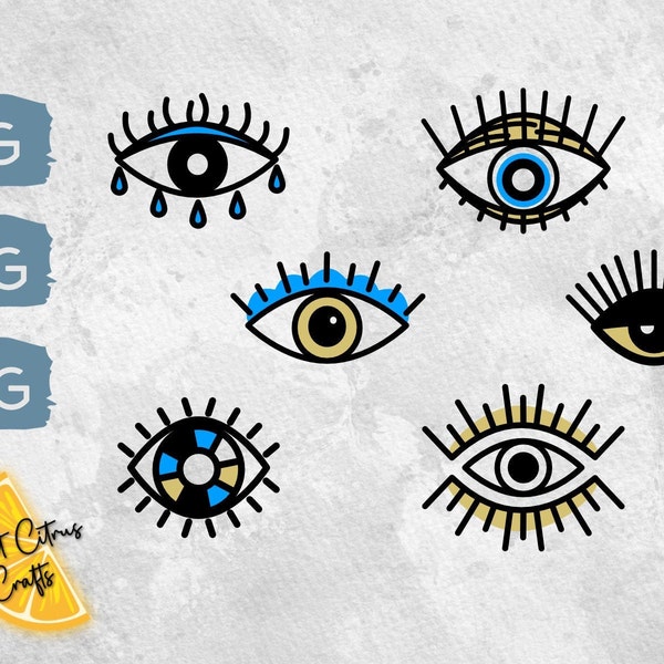 Evil Eye Svg - Etsy