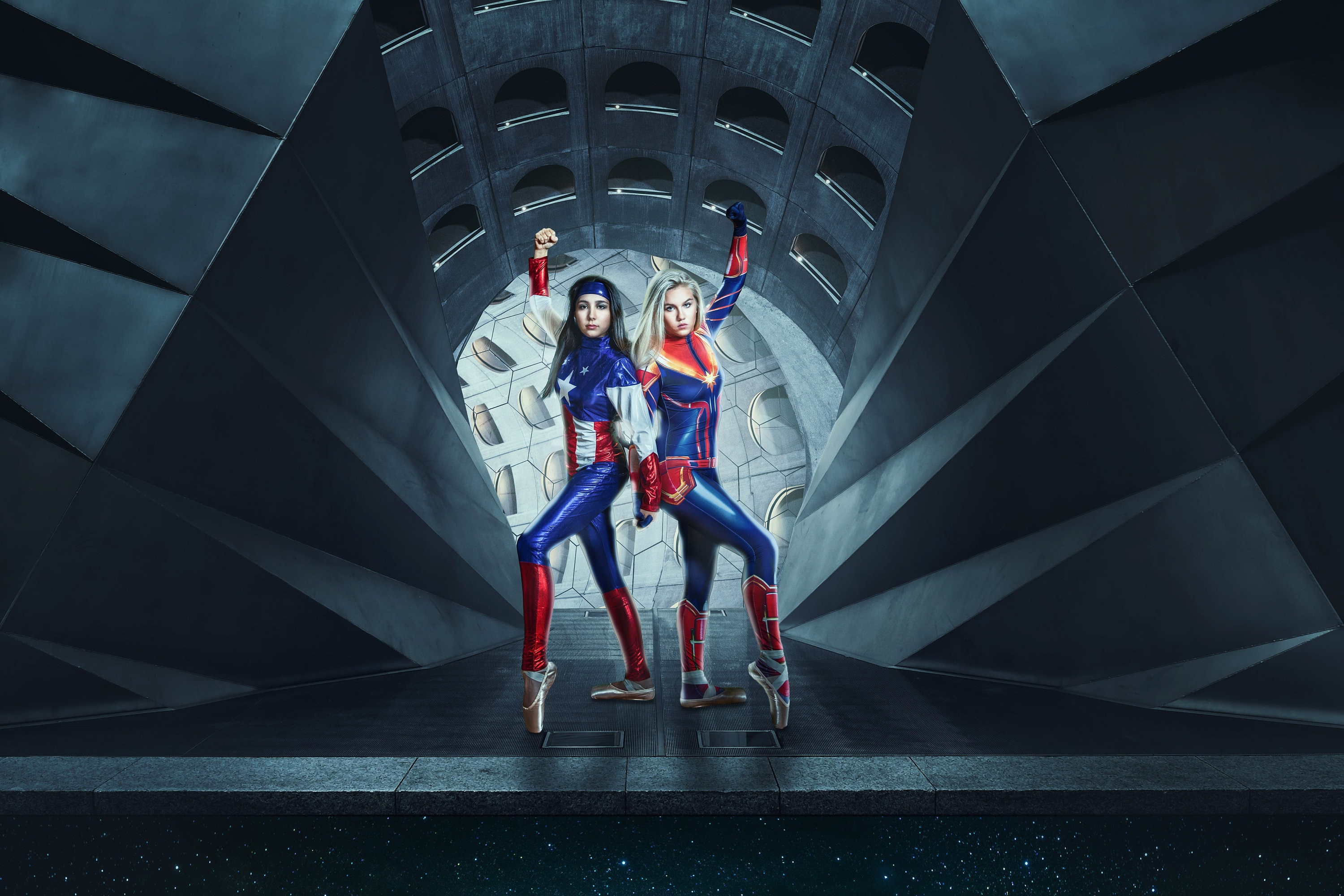 Superhero Floating Dock Background, Superhero Digital Background ...