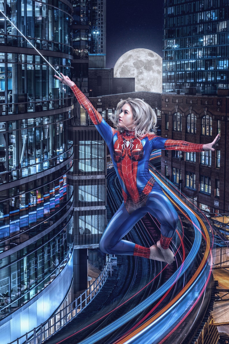 Superhero Web Flying Background, Superhero Digital Background ...