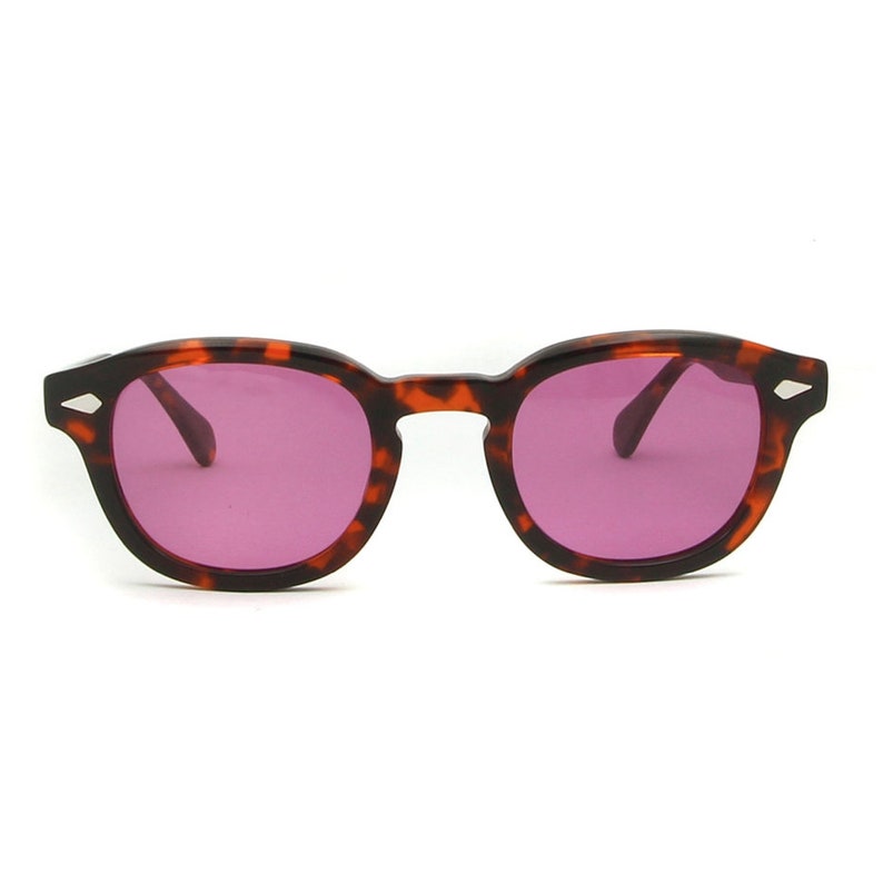 James Dean Sunglasses Tart Arnel Style 44 or 47 Tortoise Purple Lenses ...