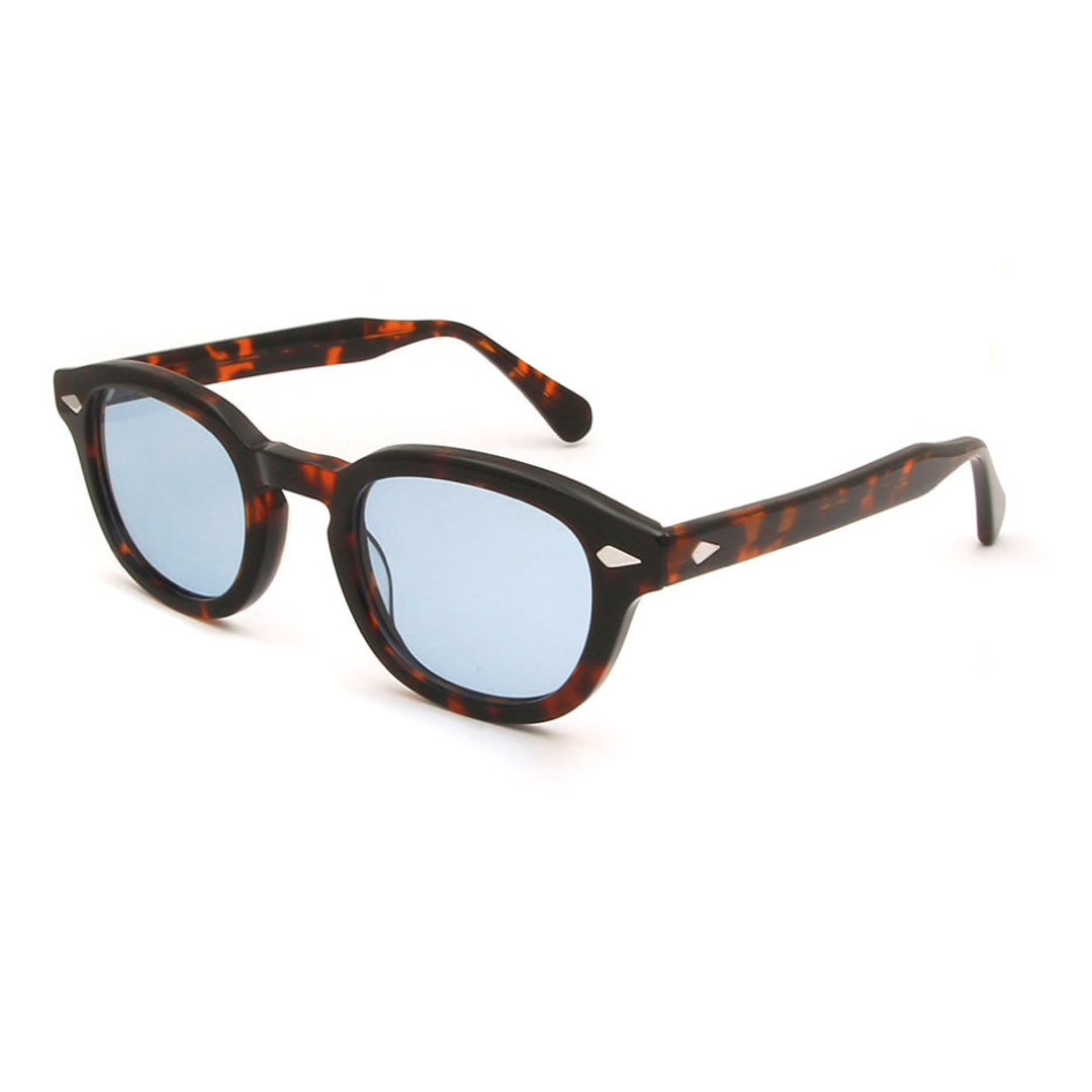 James Dean Sunglasses Tart Arnel Style 44 Or 47 Tortoise Blue Lenses Etsy