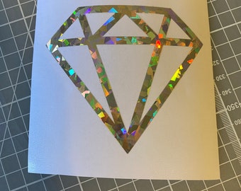 Diamond Vinyl Decal - Etsy