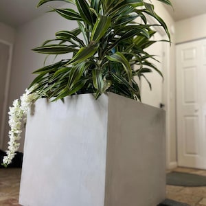 Cement Stone Planter Pot Large Box - Etsy
