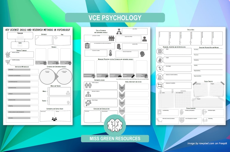 Revision Posters Key Science Skills and Research Methods 2023 2027 SD ...