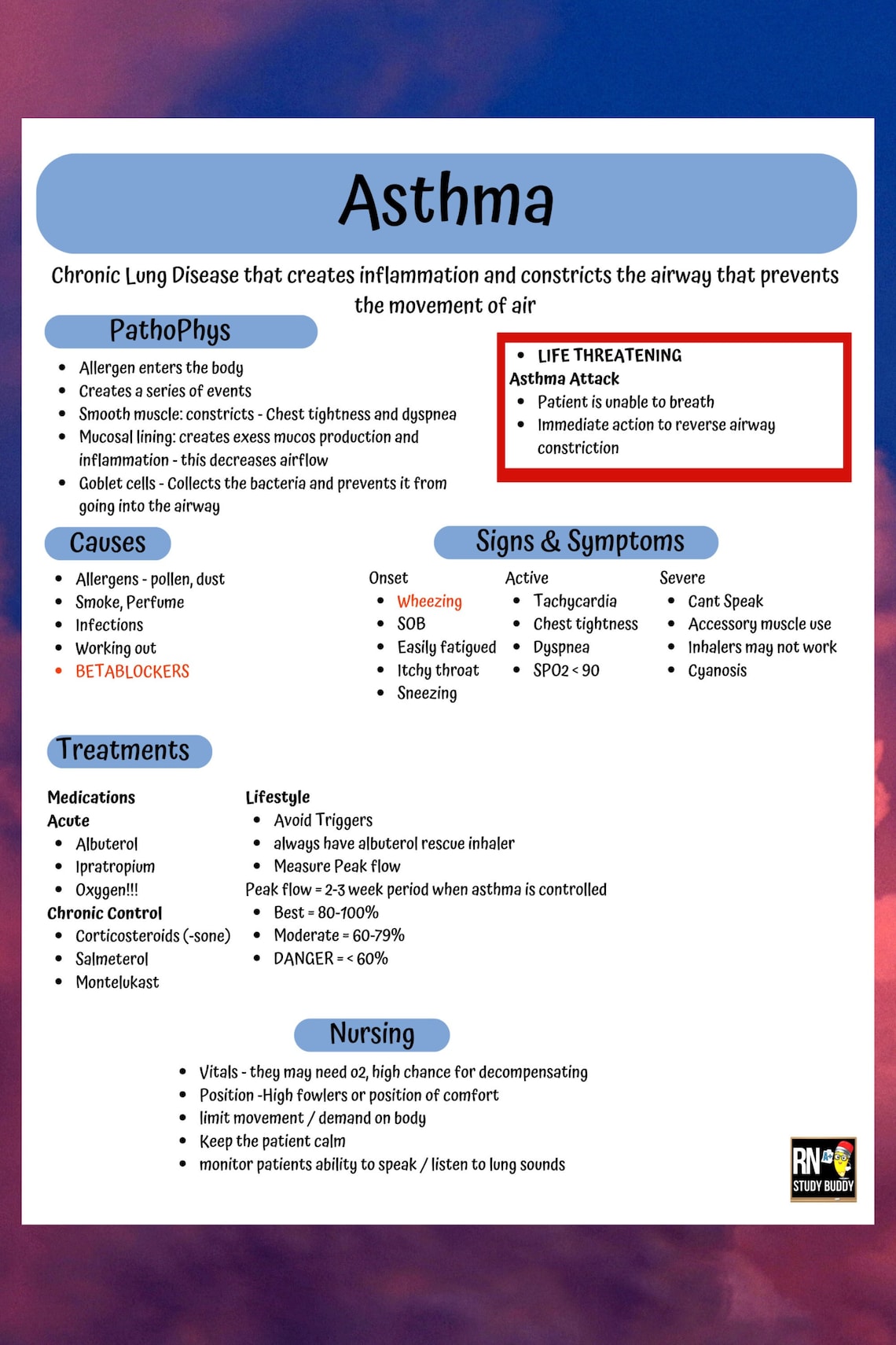 Oxygen Delivery Nursing School Notes, Med Surg Pulmonary Basics, O2 ...