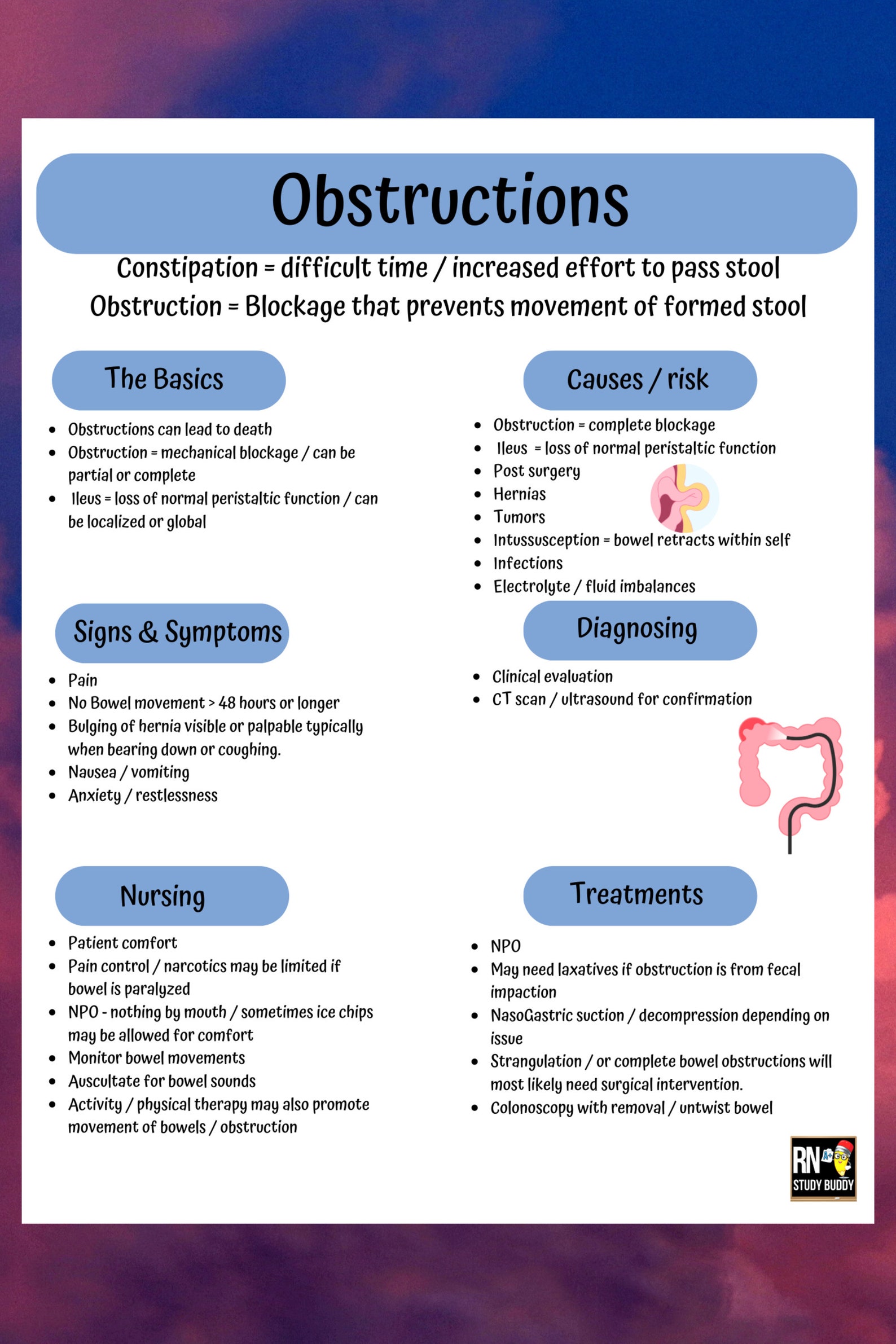 Nursing School GI Bundle Gastrointestinal . 21 Pages of GI Nursing ...