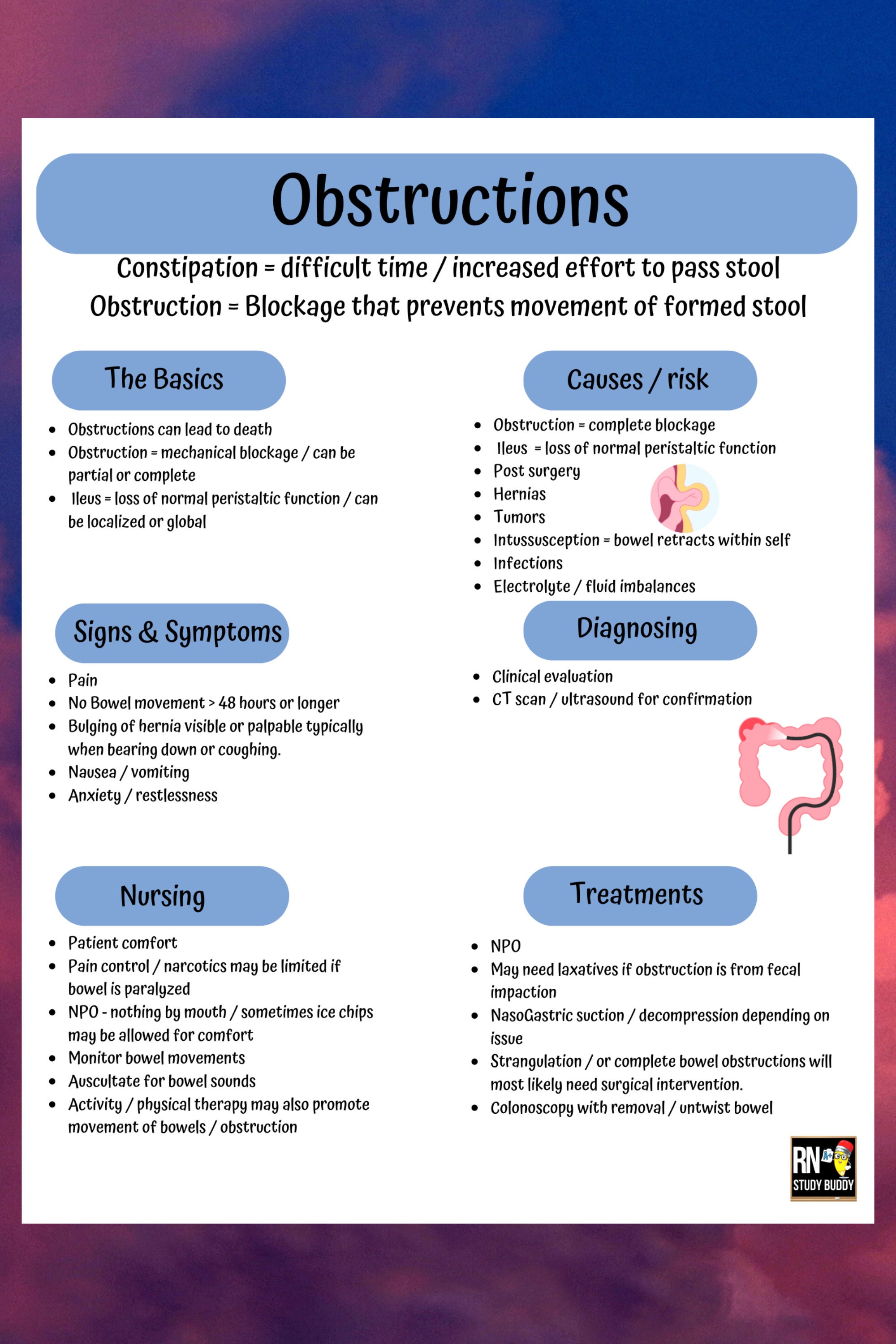 Nursing School GI Bundle Gastrointestinal . 21 Pages of GI Nursing ...