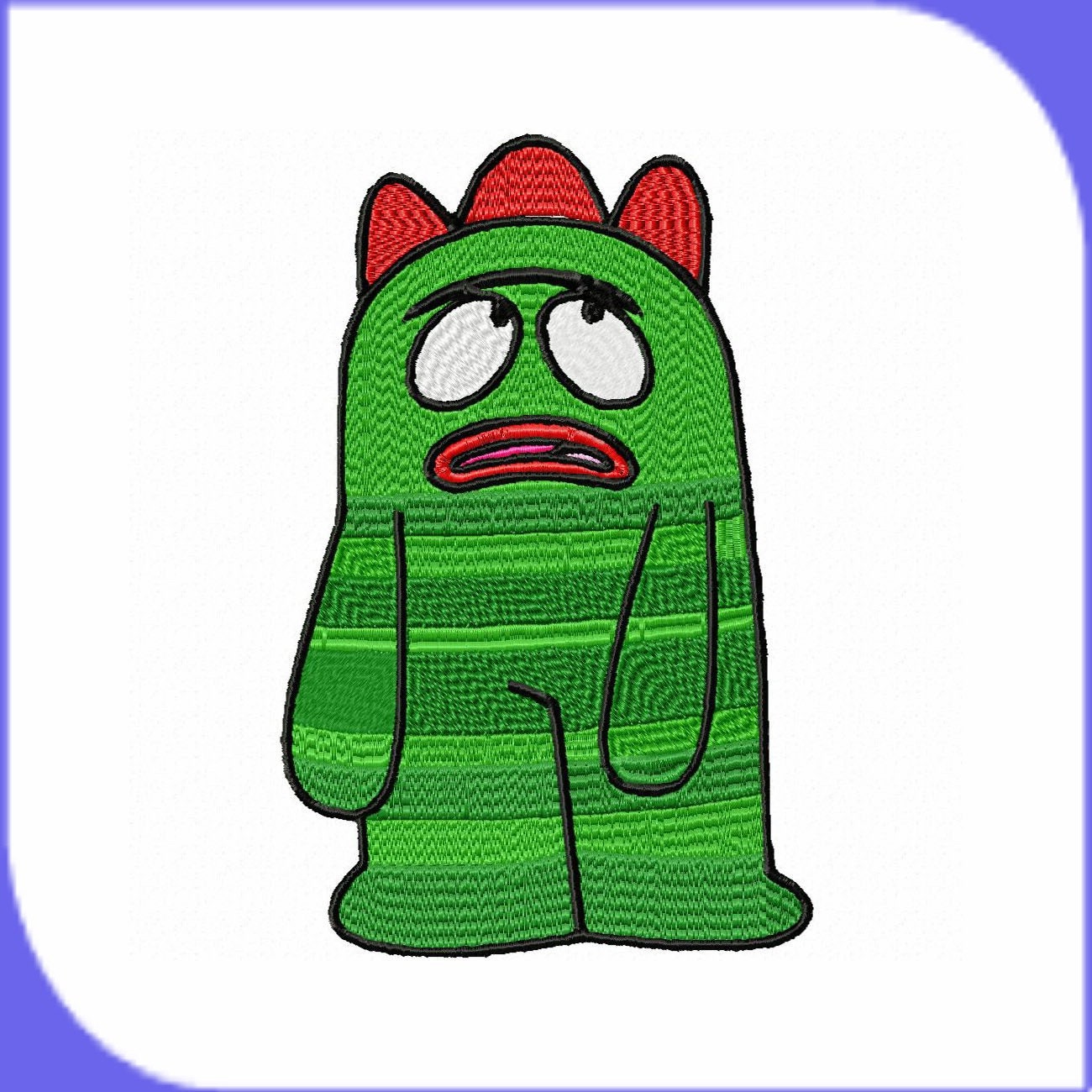 Sad Brobee Yo Gabba Gabba Embroidery Design | Etsy
