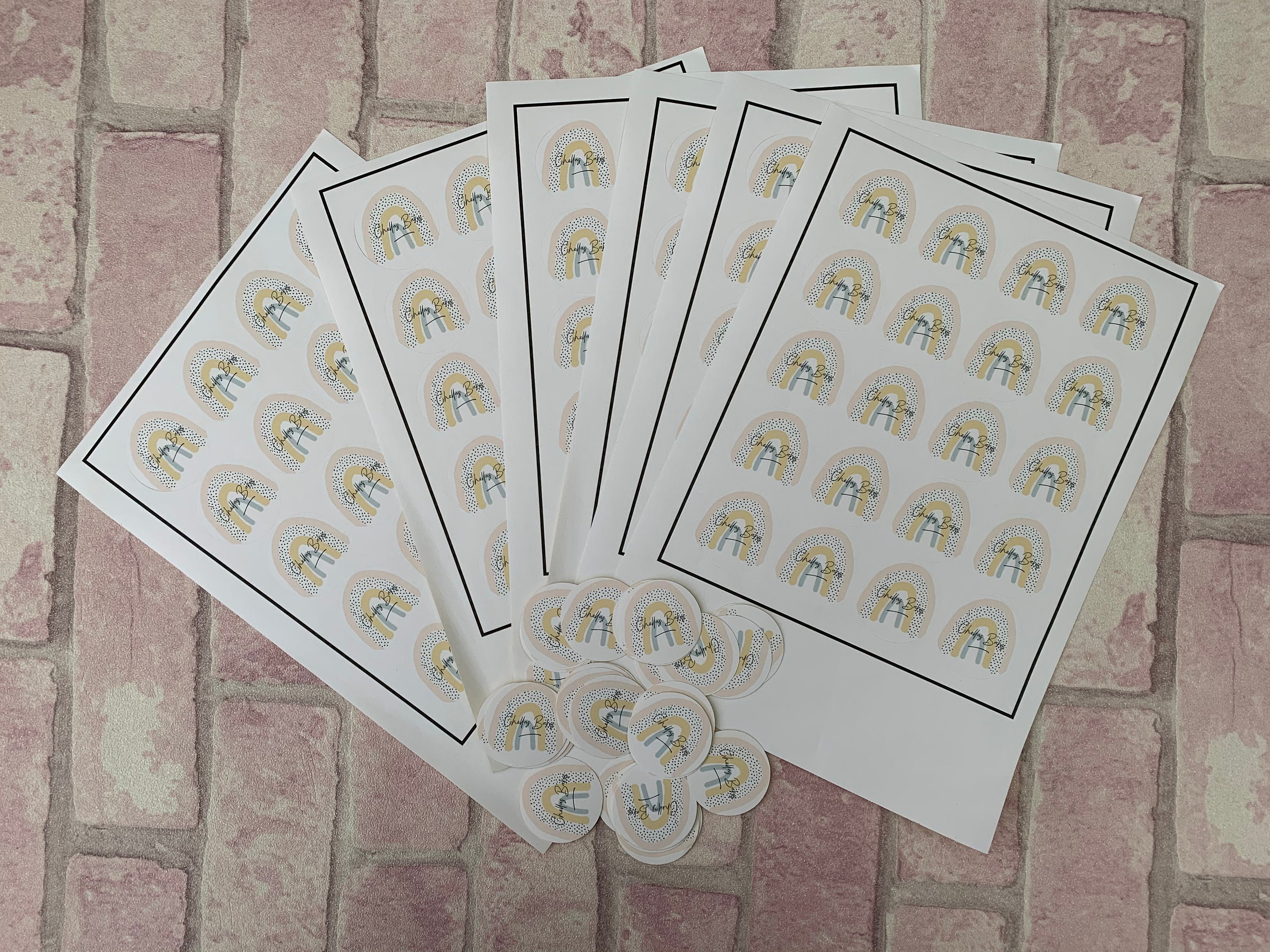 Personalised Logo Stickers - Etsy UK