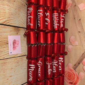 Christmas Personalised Crackers - Etsy UK