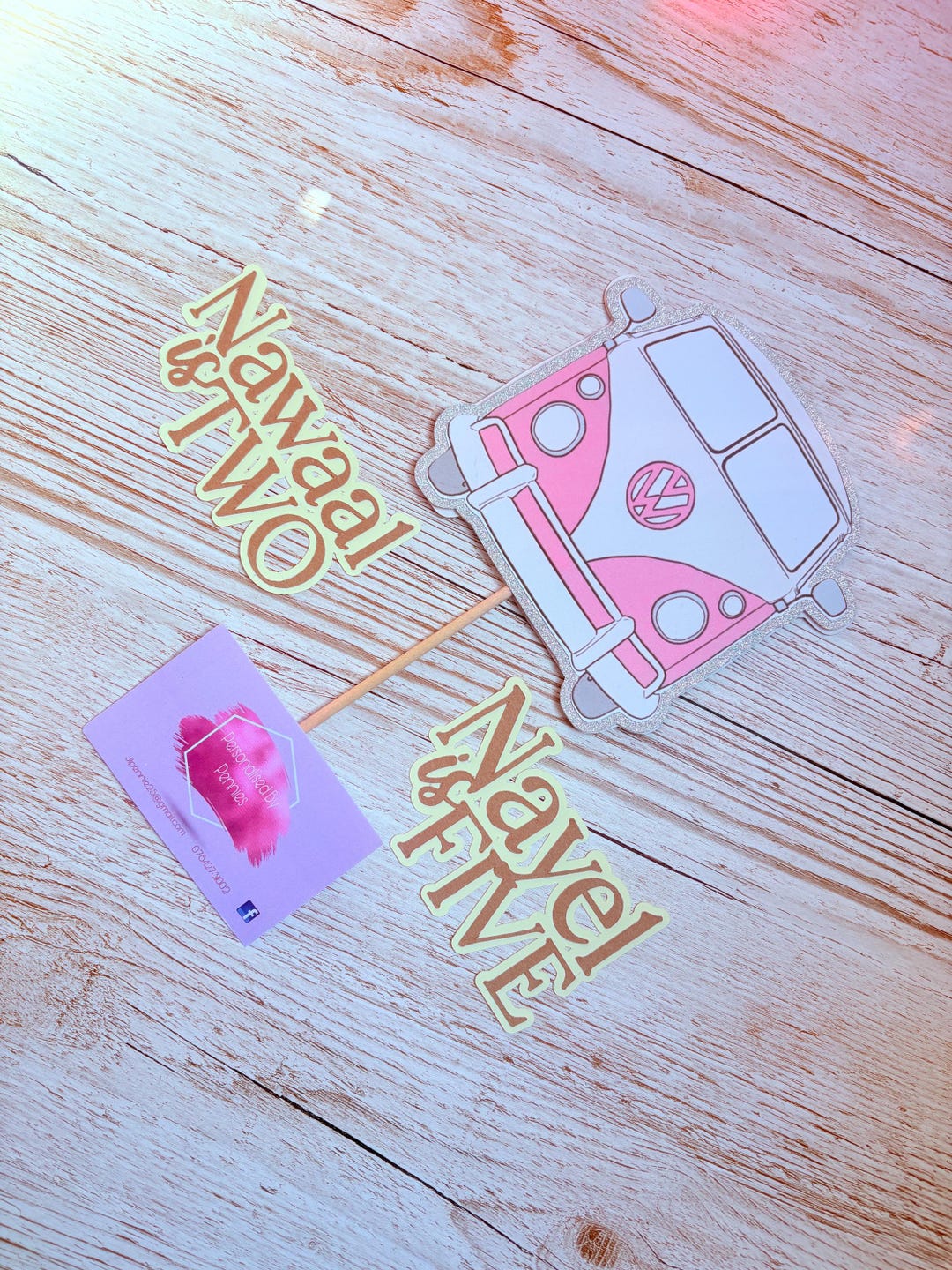 Camper Van Cake Topper - Etsy UK