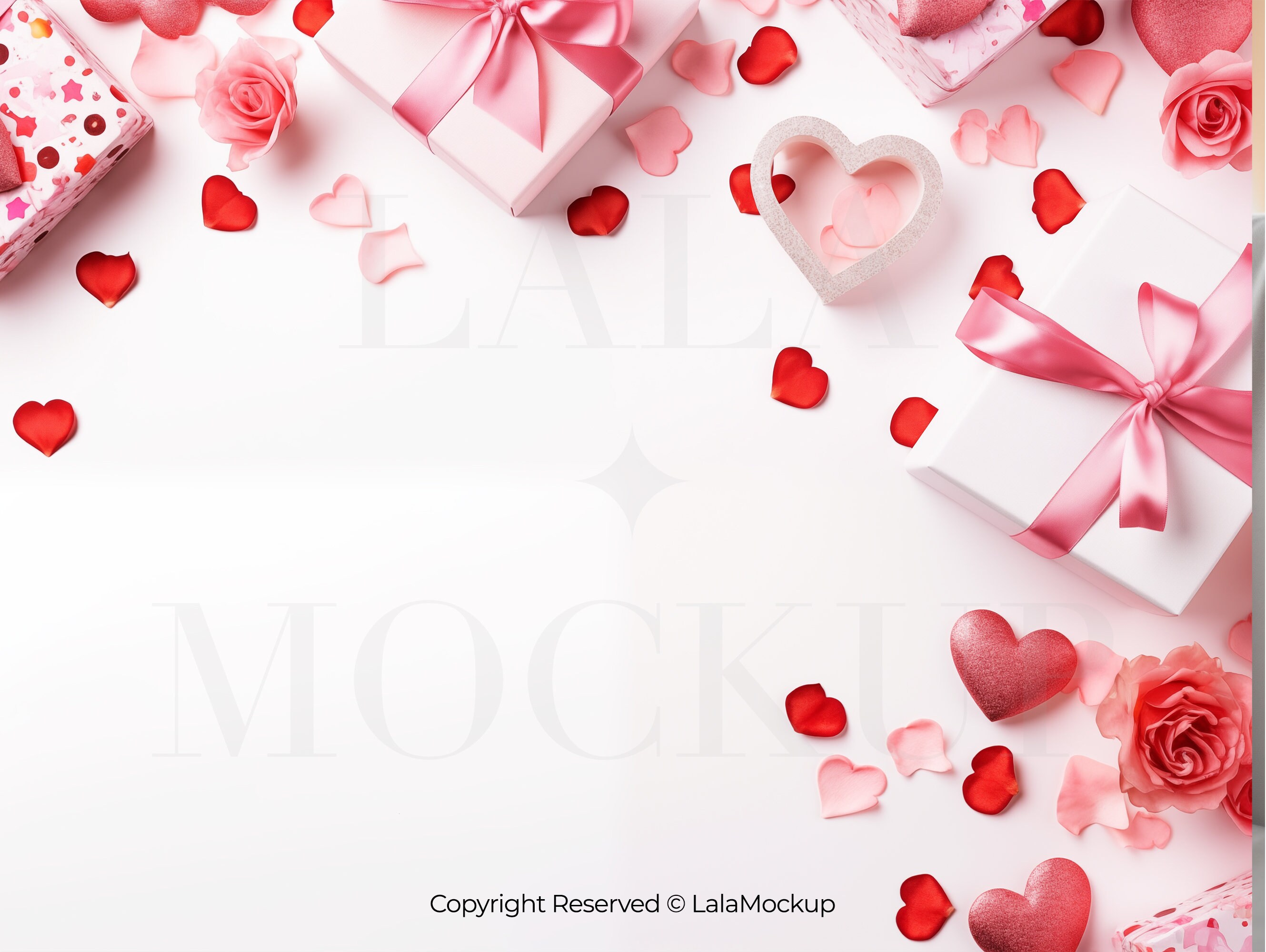 25 Valentines Day Background Mockup Bundle, Valentines Day Mockup ...